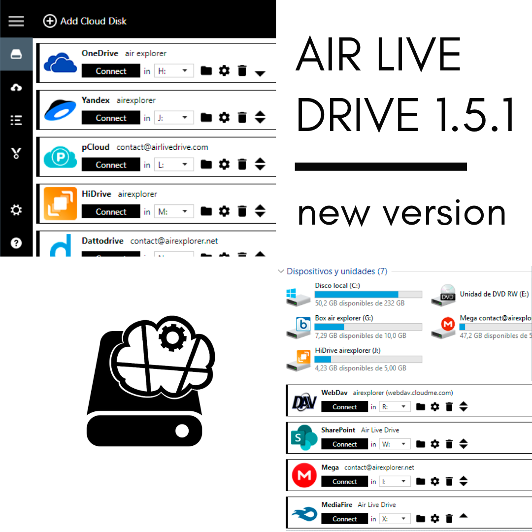 Air Live Drive 1.5.1, new version