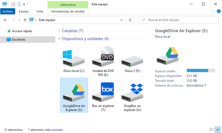 How to transfer files and folders from Google Drive to Dropbox