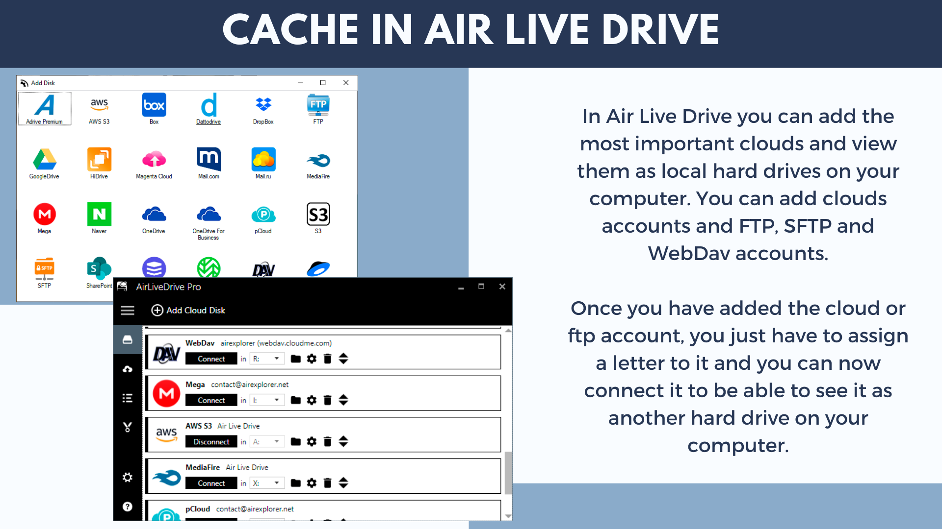 Cache in Air Live Drive