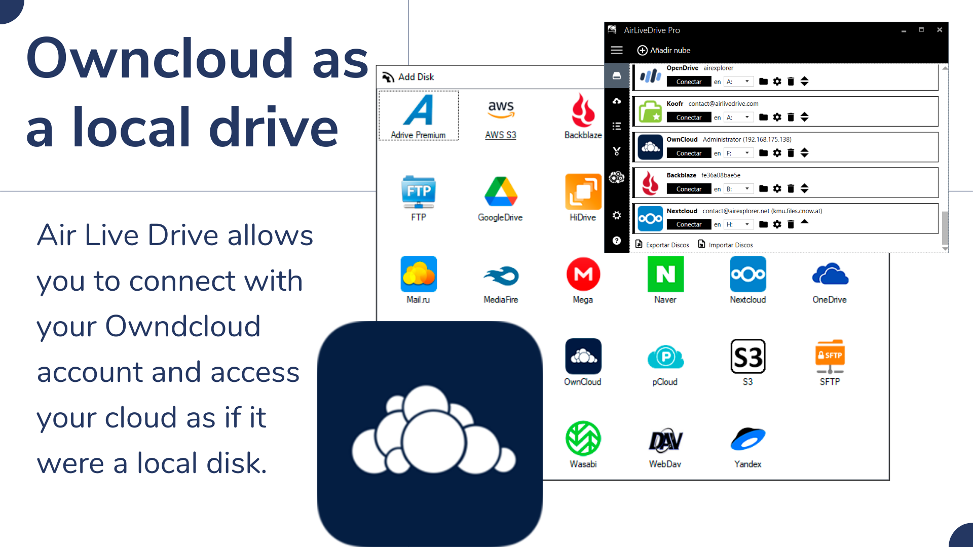 Owncloud as a local drive