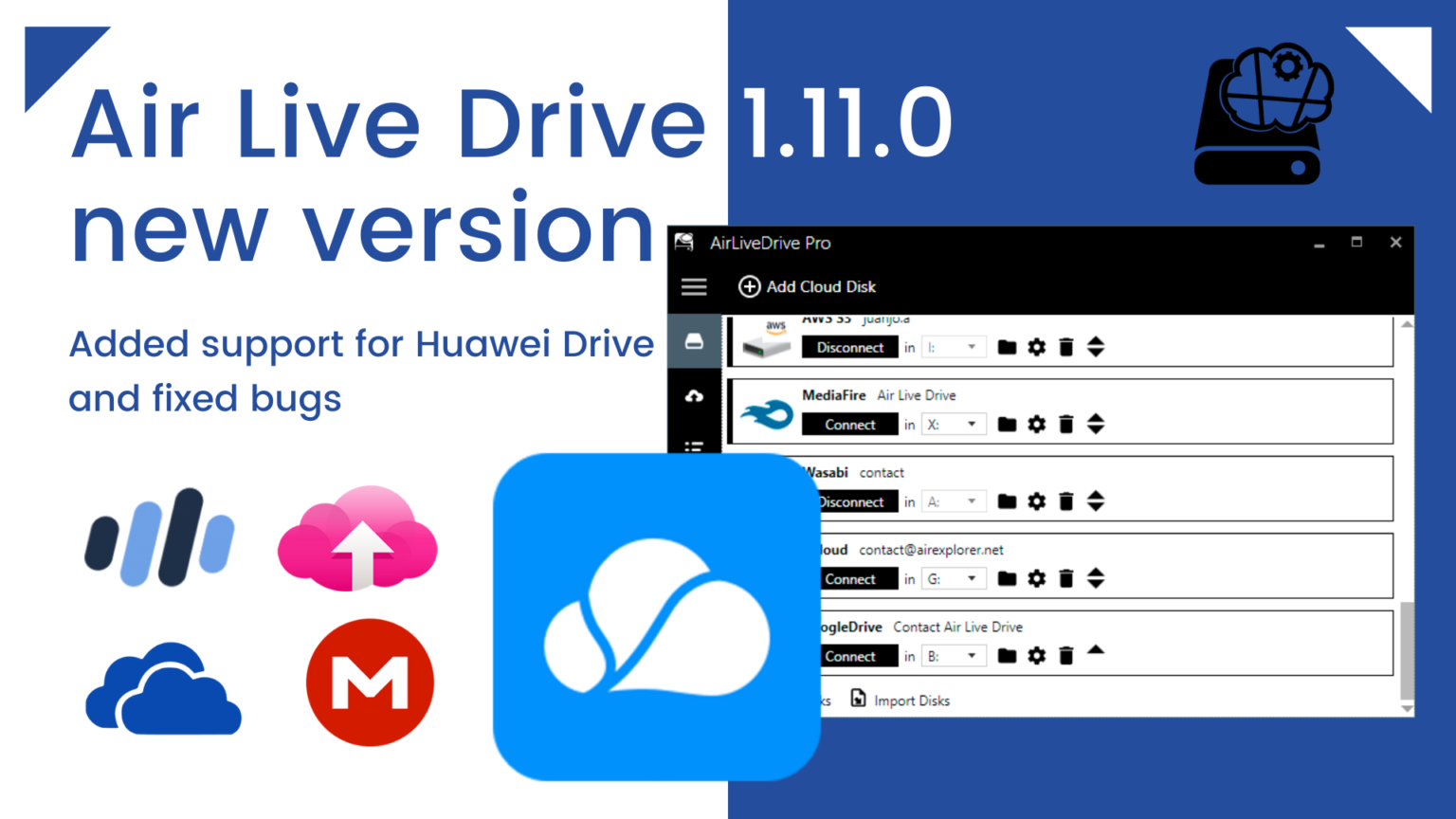 Air Live Drive 1.11.0, new version