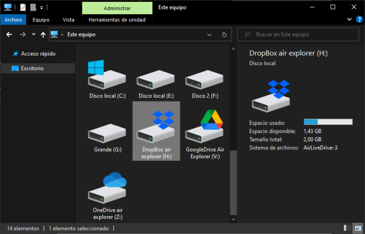 How to make your cloud disk available only for the current Windows user