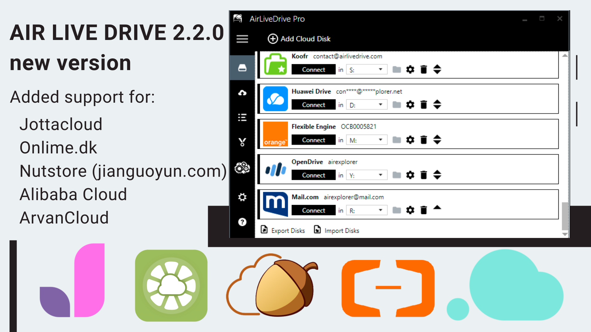 Air Live Drive 2.2.0, new version
