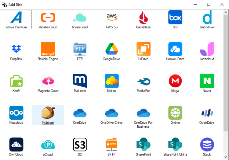 Nutstore in your Windows Explorer
