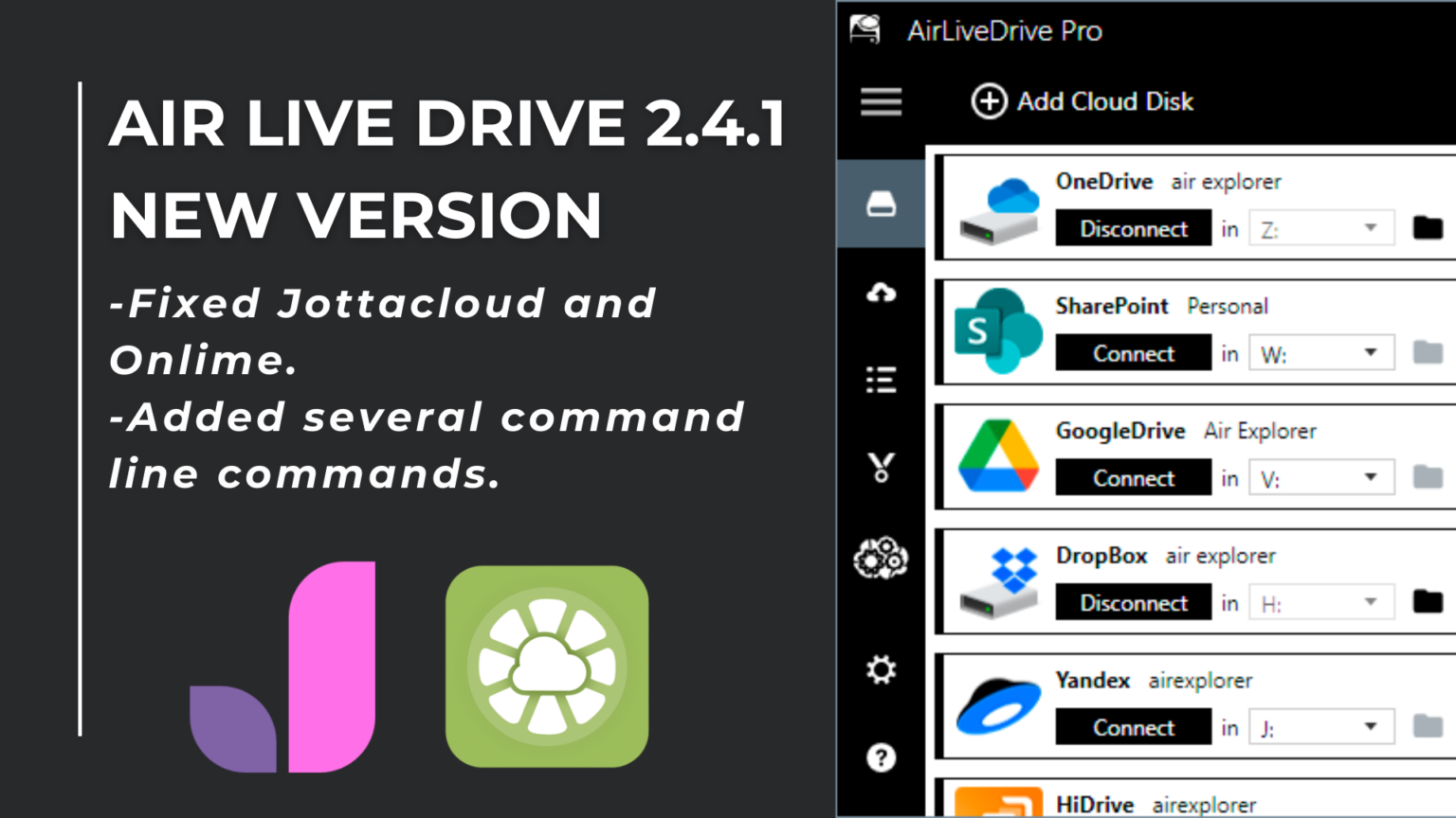 Air Live Drive 2.4.1, new version