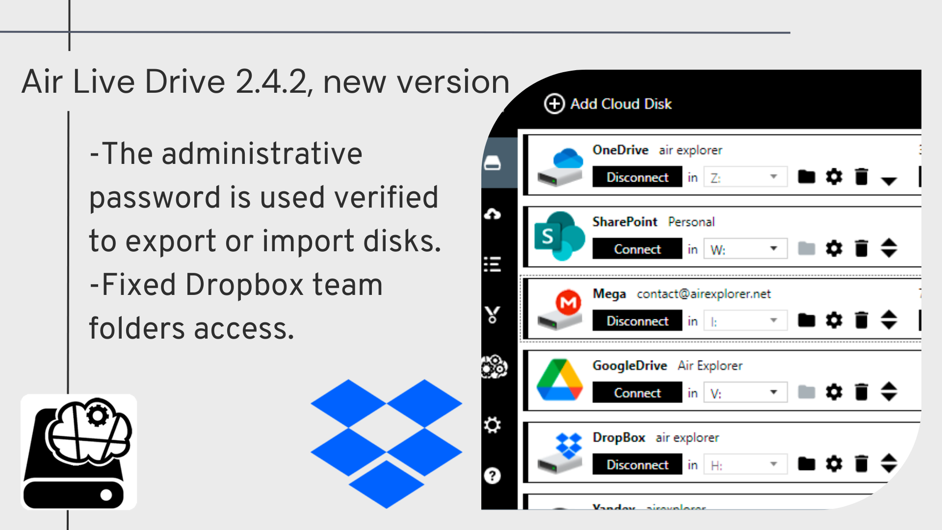 Air Live Drive 2.4.2, new version