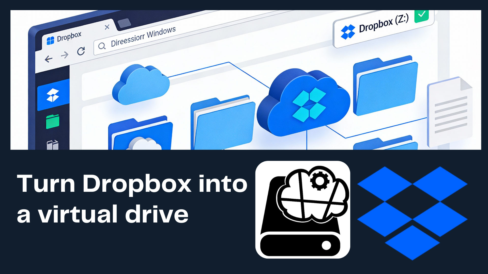 Turn Dropbox into a virtual drive